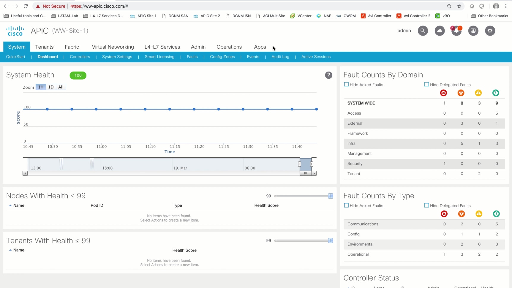 ACI software upgrade process walkthrough