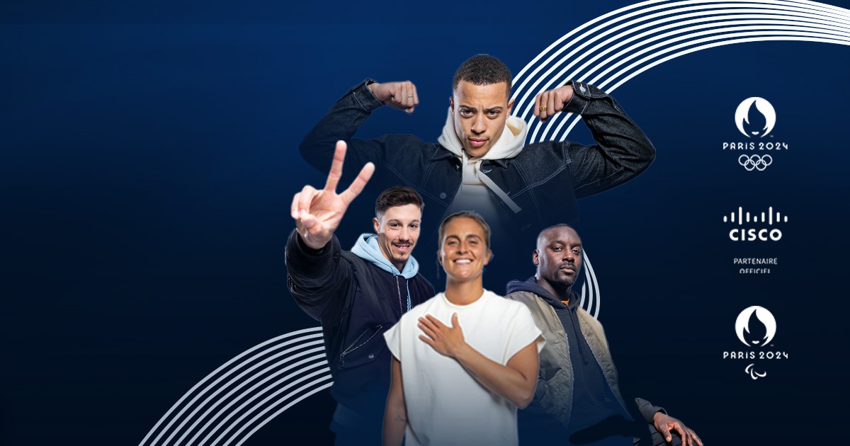 La team Cisco, 4 athlètes olympiques - performances et témoignages - Cisco