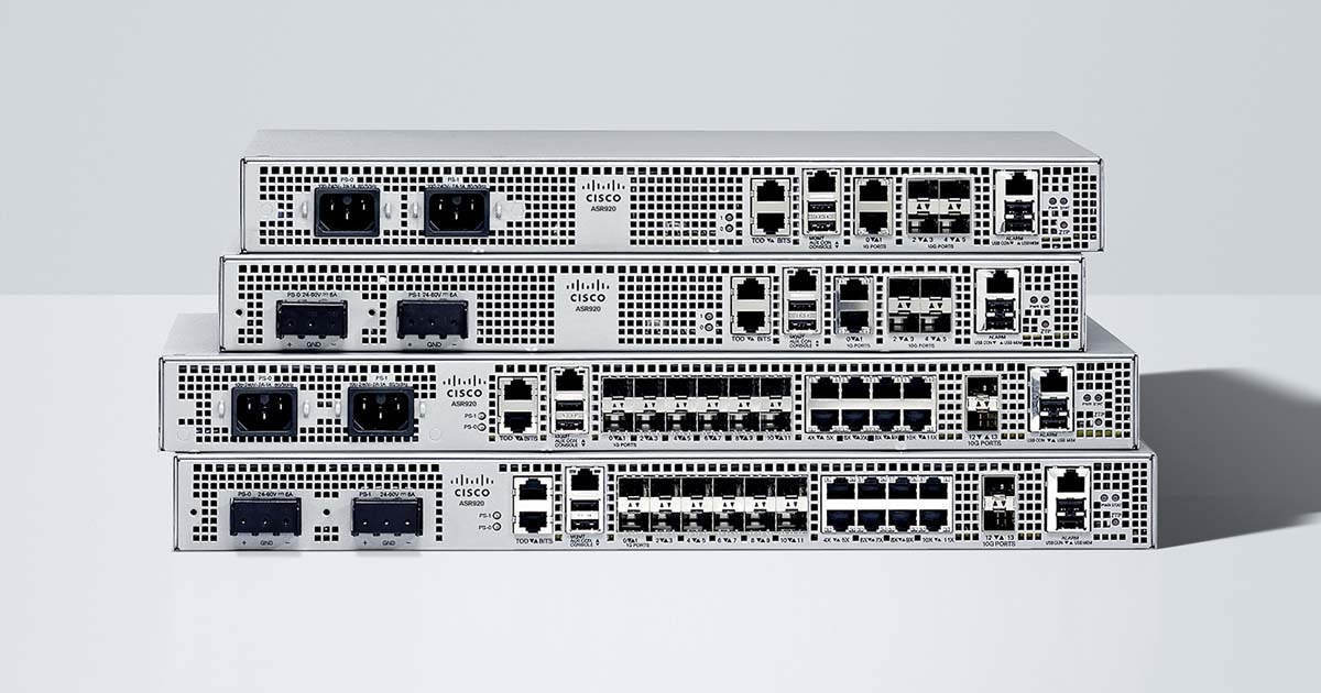 Cisco ASR 920 Series Aggregation Services Routers - Cisco