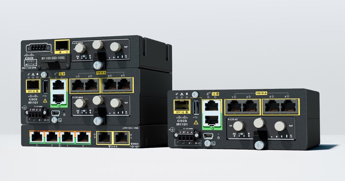 Cisco Catalyst IR1100 Rugged Series Routers - Cisco