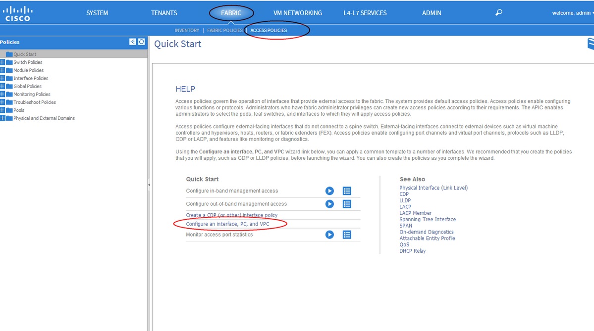 Application Centric Infrastructure로 Fabric Extender 구성 - Cisco