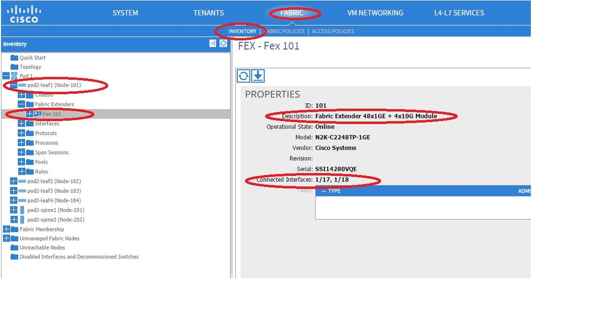 Application Centric Infrastructure로 Fabric Extender 구성 - Cisco
