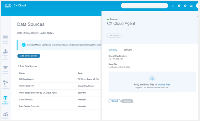 CX Cloud Agent 개요 v2.2 - Cisco