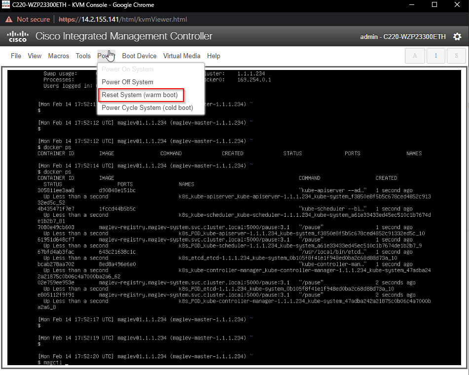 Restablecer la contraseña de usuario de Maglev del Cisco DNA Center - Cisco