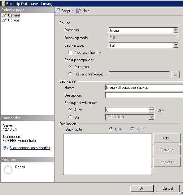 إجراءات ترحيل خادم TMS - Cisco
