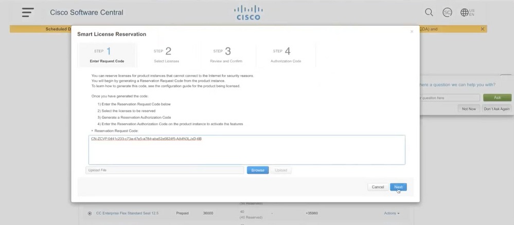 Configurer la réservation de licence spécifique à la licence Smart - Cisco
