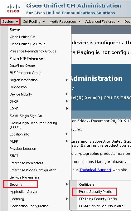 Contact Center Enterprise에서 Secure SIP Signaling 구성 - Cisco