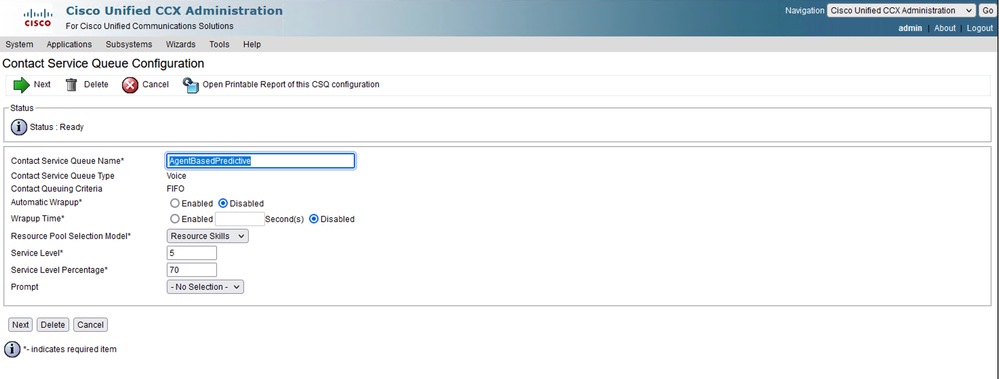 تكوين المتصل الصادر لوكيل UCCX المستند إلى - Cisco