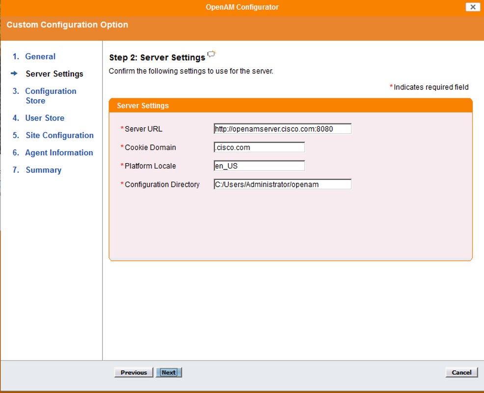 قم بتثبيت Openam Identity Provider Idp ل Cisco Identity Service Ids وتكوينه لتمكين Sso Cisco