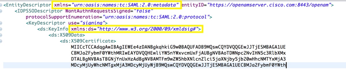 قم بتثبيت Openam Identity Provider Idp ل Cisco Identity Service Ids وتكوينه لتمكين Sso Cisco