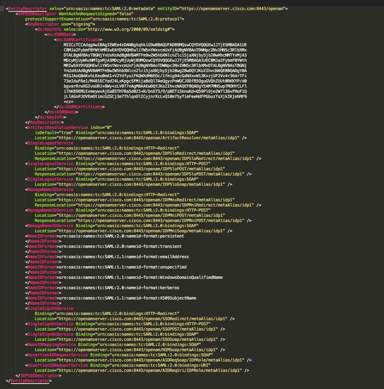قم بتثبيت Openam Identity Provider Idp ل Cisco Identity Service Ids وتكوينه لتمكين Sso Cisco