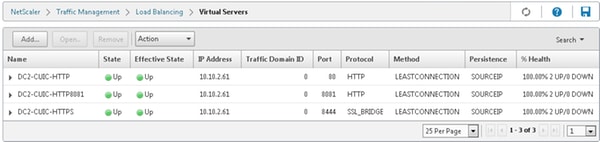 Configuración de Citrix NetScaler Load Balancer para Cisco Unified ...