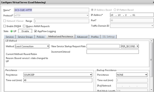 Configurazione di Citrix NetScaler Load Balancer per Cisco Unified ...