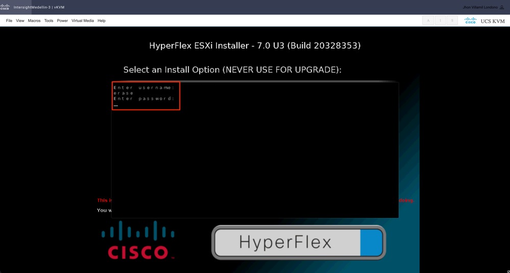 Vuelva a implementar el flujo de trabajo del software HyperFlex desde Intersight - Cisco