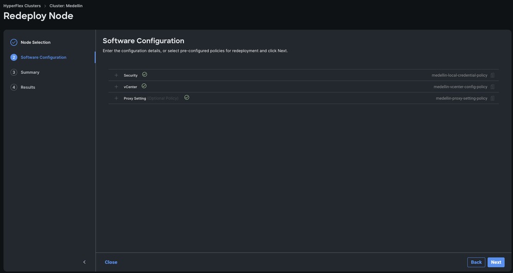Vuelva a implementar el flujo de trabajo del software HyperFlex desde Intersight - Cisco