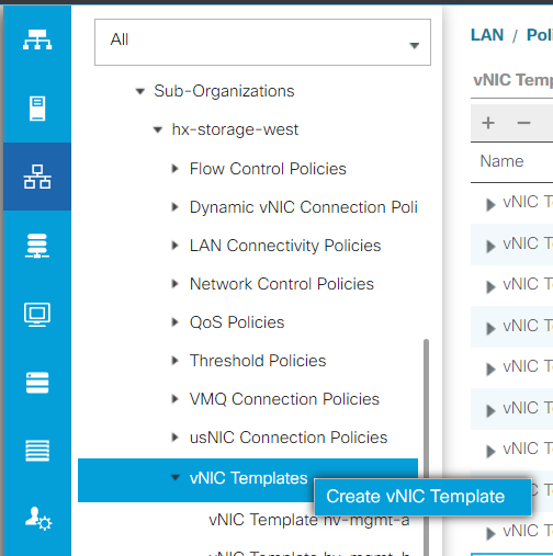 Hyperflexクラスタでの独立したレイヤ2の設定 - Cisco