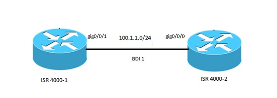 Cisco ISR4000 Series Integrated Services Routers Bridge 도메인 구성 설명서 - Cisco