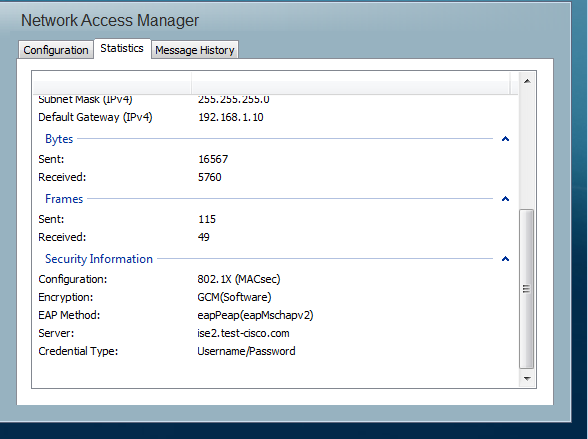 MACsec Switch-host encryptie met Cisco AnyConnect en ISE Configuration ...