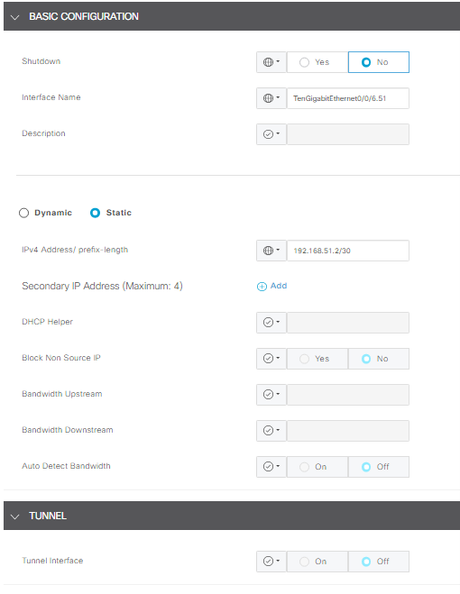 Configuration de l'extension TLOC de couche 3 - Cisco