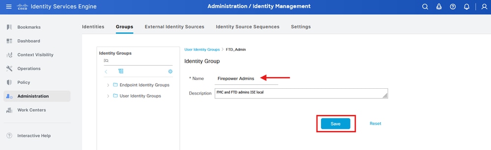 Configuración de la autenticación externa FMC y FTD con ISE como servidor RADIUS - Cisco