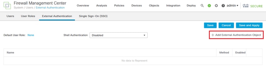 ISEを使用したRADIUSサーバとしてのFMCおよびFTD外部認証の設定 - Cisco