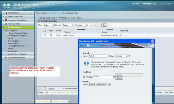 5760 web interface op basis van toegangscontrole-configuratievoorbeeld ...