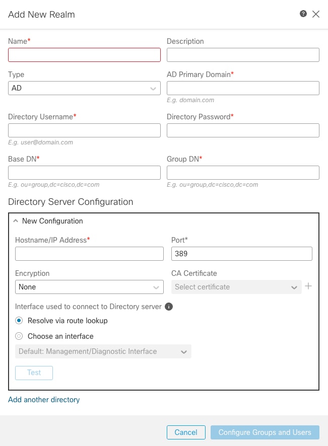 Konfigurieren Von Anyconnect Sso Mit Duo Und Ldap Zuordnung Auf Einer Sicheren Firewall Cisco