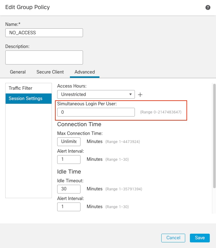 Konfigurieren Von Anyconnect Sso Mit Duo Und Ldap Zuordnung Auf Einer Sicheren Firewall Cisco
