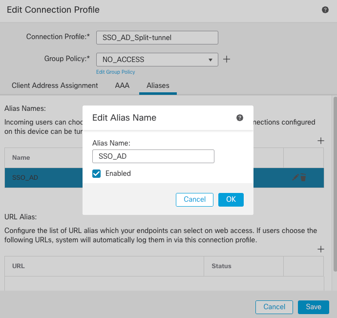Konfigurieren Von Anyconnect Sso Mit Duo Und Ldap Zuordnung Auf Einer Sicheren Firewall Cisco