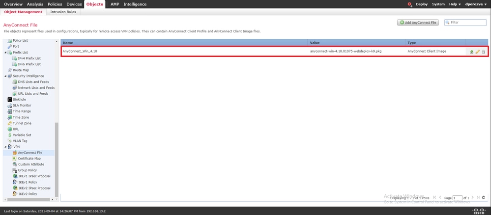 Configuración de SSL Secure Client con autenticación local en FTD - Cisco