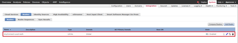 Configuración de SSL Secure Client con autenticación local en FTD - Cisco