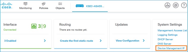 配置 Firepower 威胁防御 (FTD) 管理接口 - Cisco