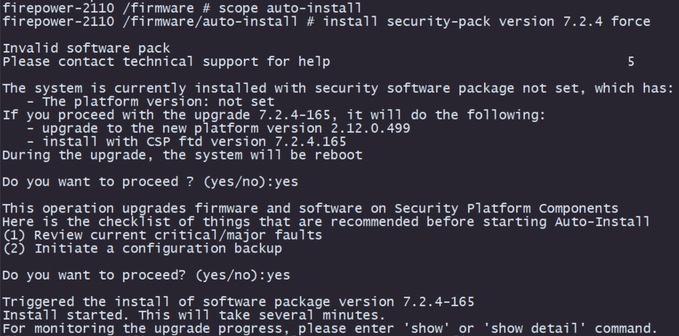 为1000、2100和3100系列重新映像安全防火墙威胁防御 Cisco