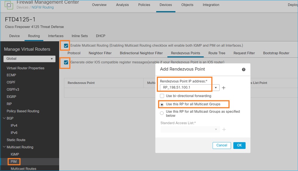 firepower脅威対策およびASAマルチキャストPIMのトラブルシューティング - Cisco