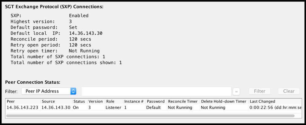 ISE와 ASAv 간에 TrustSec SXP 구성 - Cisco