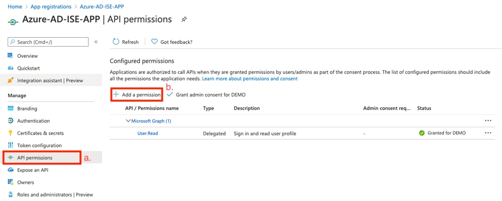 使用azure Active Directory配置ise 30 Rest Id Cisco