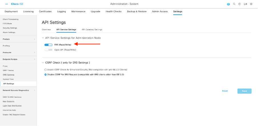 Eliminación de dispositivos de red ISE mediante la API ERS - Cisco