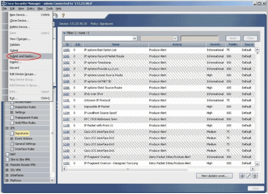 Security Manager configureren in Cisco IOS IPS - Cisco