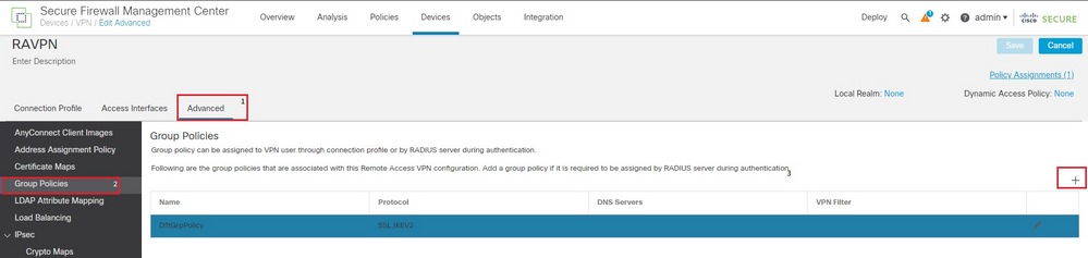 Secure Clientのセキュアファイアウォールでsamlによる動的グループポリシー割り当てを設定する Cisco