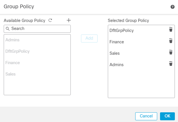 Secure Clientのセキュアファイアウォールでsamlによる動的グループポリシー割り当てを設定する Cisco
