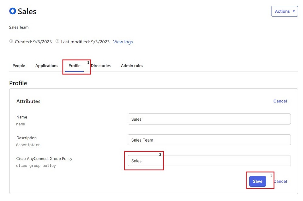 Secure Clientのセキュアファイアウォールでsamlによる動的グループポリシー割り当てを設定する Cisco