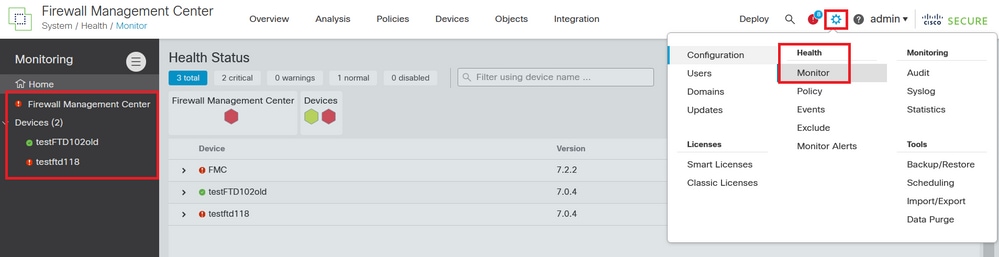 Bestanden op FTD-apparaten downloaden vanuit de FMC GUI - Cisco