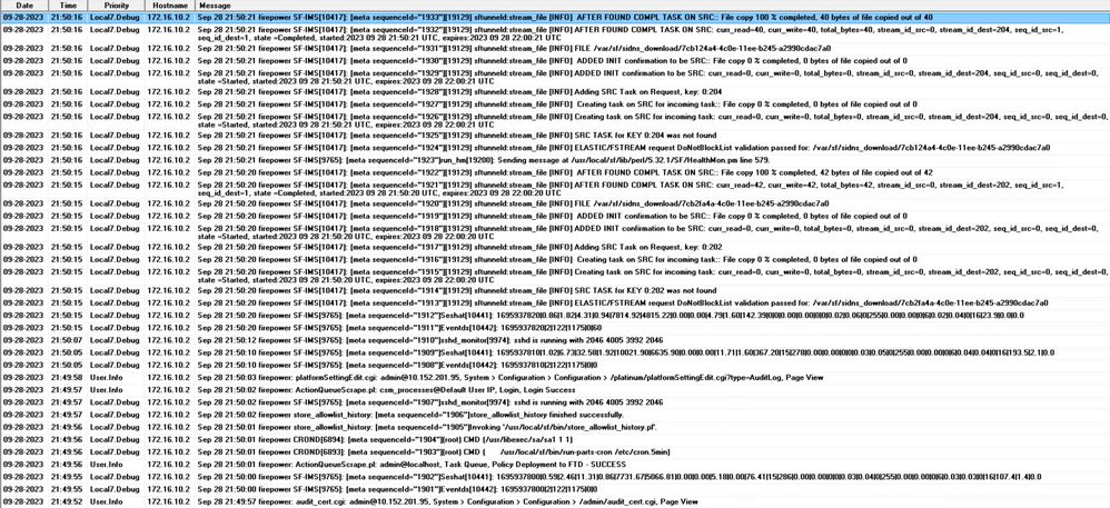 配置FMC以将审核日志发送到系统日志服务器 - Cisco