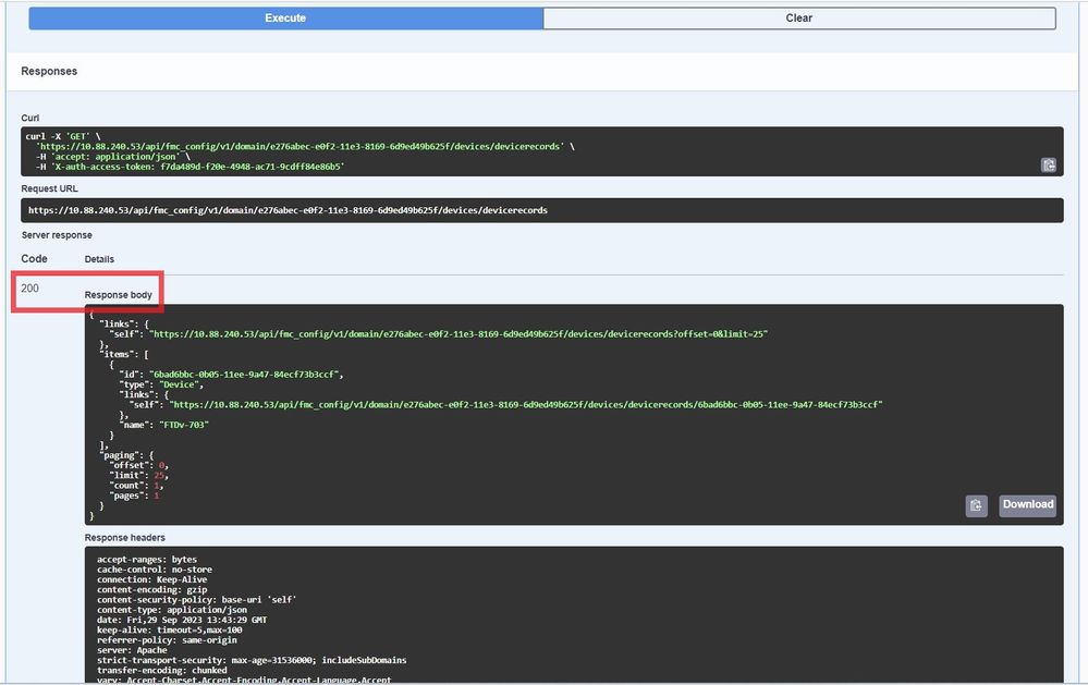 Introducción a la API REST de firewall seguro - Cisco
