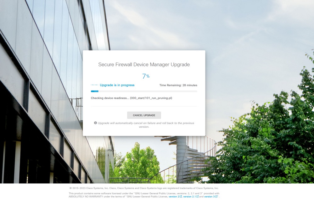 Actualización De Secure Firewall Threat Defence Fusible Firewall Device