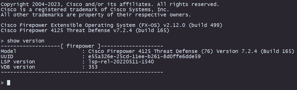 Actualización de Secure Firewall Threat Defence Fusible Firewall Device ...