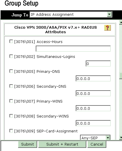사용자 인증 및 어카운팅 컨피그레이션에 Radius를 사용하는 Windows용 Vpn 3000 Concentrator와 Vpn