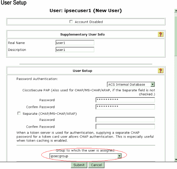 사용자 인증 및 어카운팅 컨피그레이션에 Radius를 사용하는 Windows용 Vpn 3000 Concentrator와 Vpn