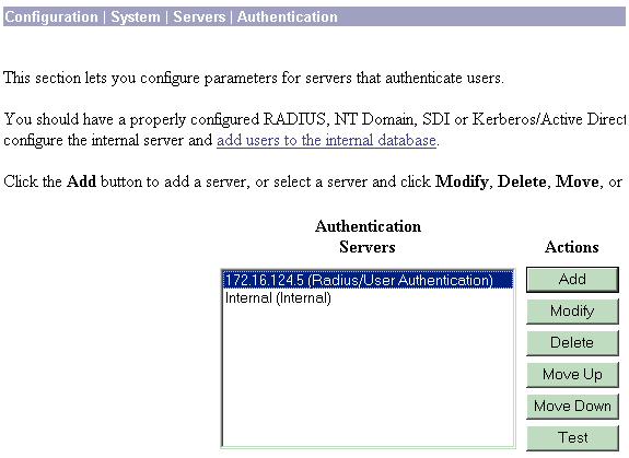 사용자 인증 및 어카운팅 컨피그레이션에 Radius를 사용하는 Windows용 Vpn 3000 Concentrator와 Vpn