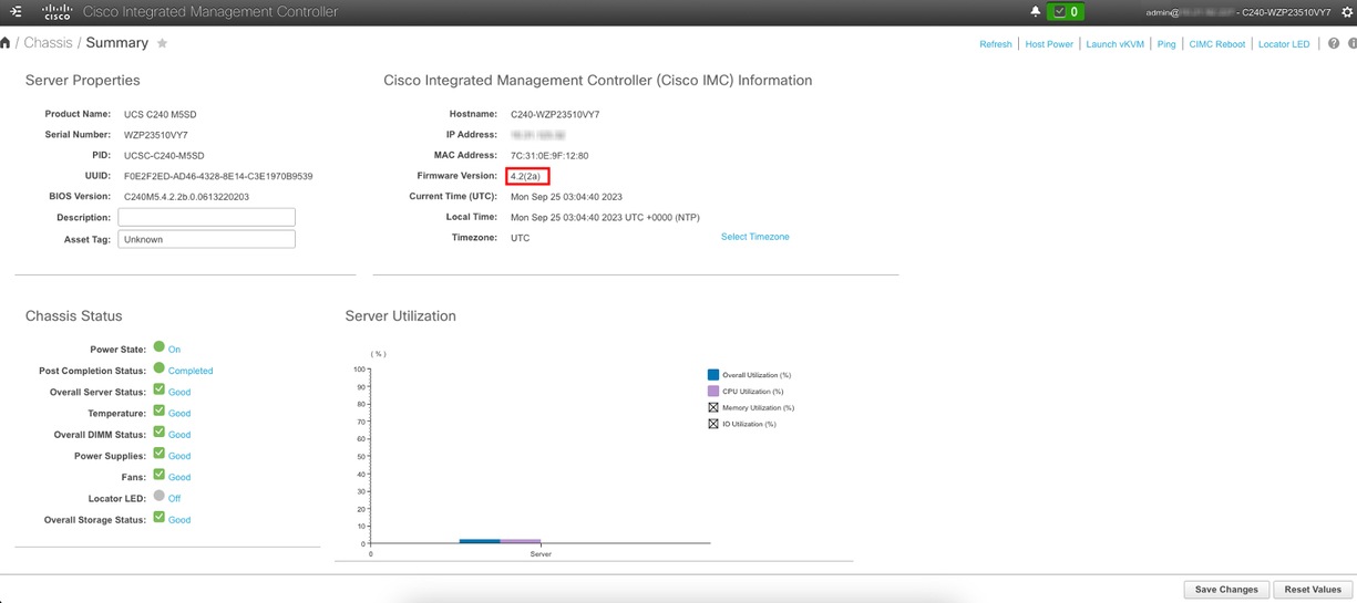 統合UCS Cシリーズサーバのスタンドアロンモードへの設定 - Cisco
